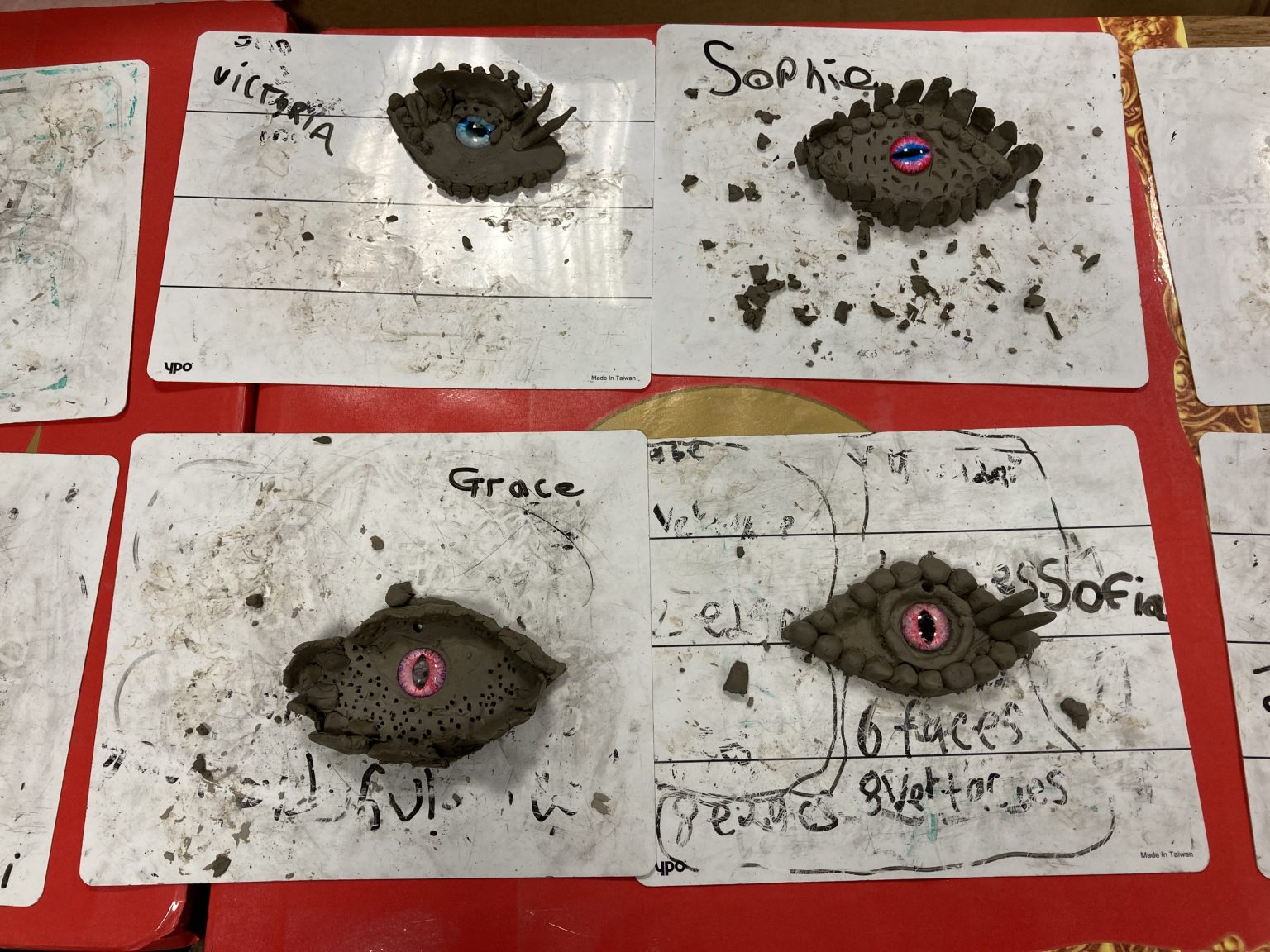 Clay dragon eyes | Green Top School