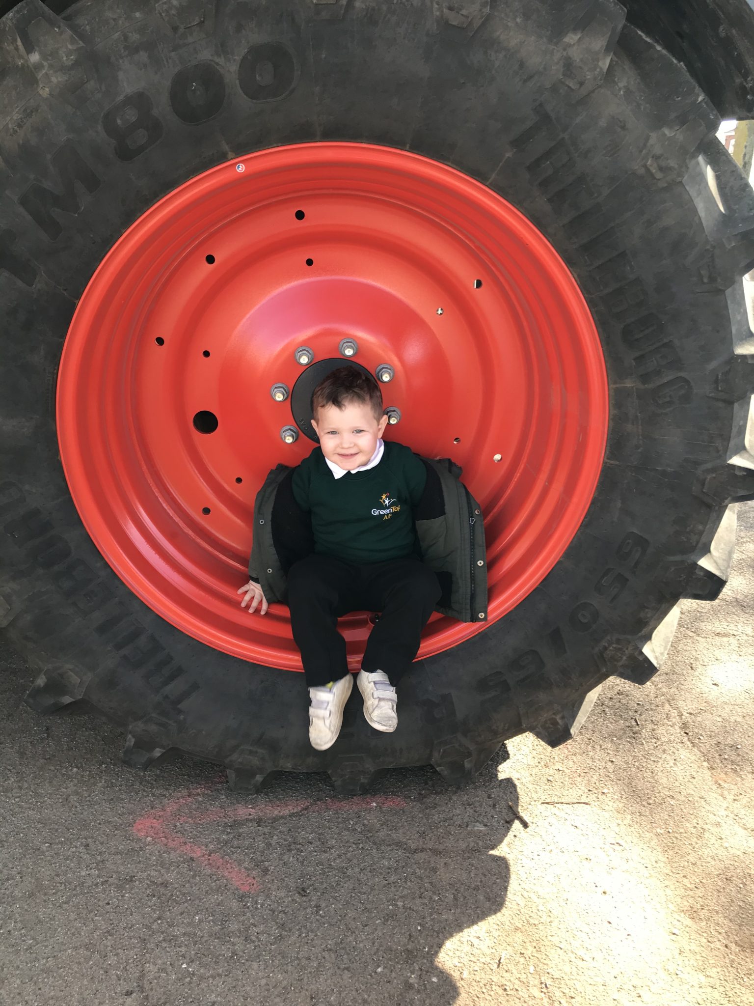 CLAAS Tractor Visit to EYFS | Green Top School