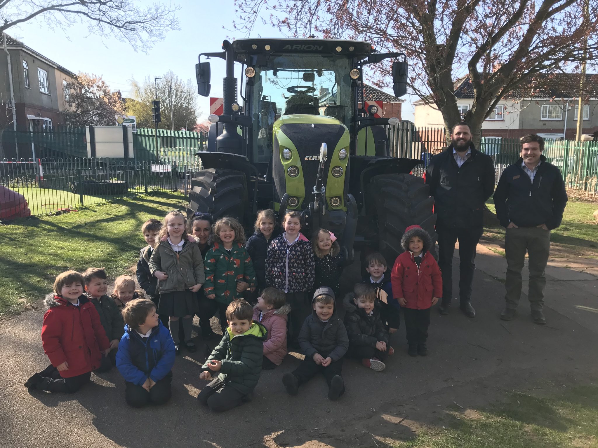 CLAAS Tractor Visit to EYFS | Green Top School