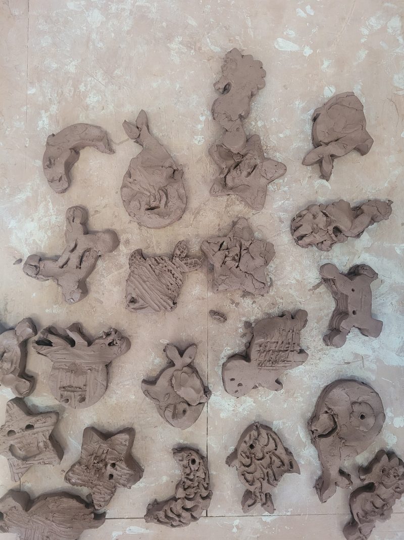 Clay sea sculptures | Green Top School