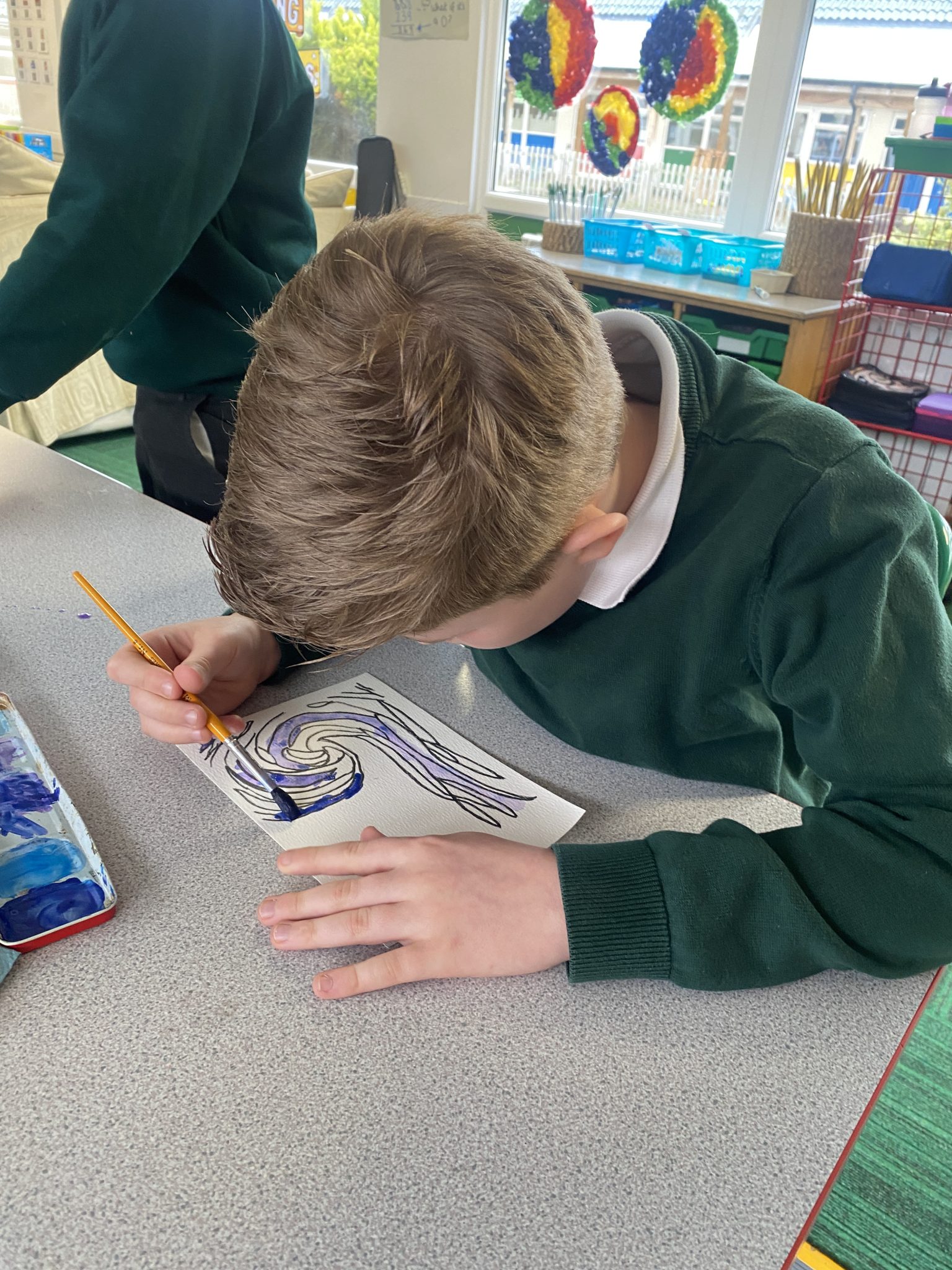 Crew Knowles: Beautiful GBlock Artwork! | Green Top School