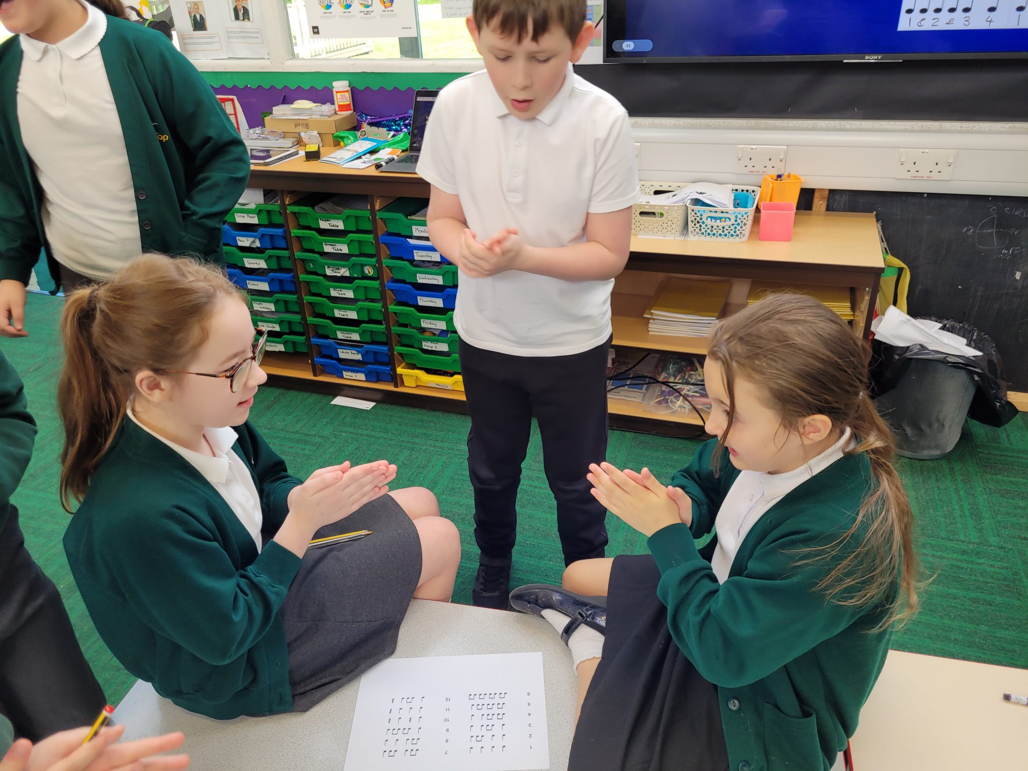 Class 14 Clapping Rhythms | Green Top School