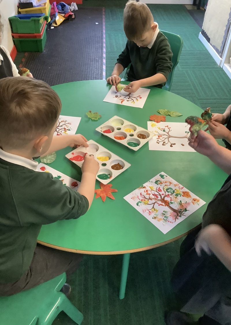 EYFS Broccoli painting | Green Top School