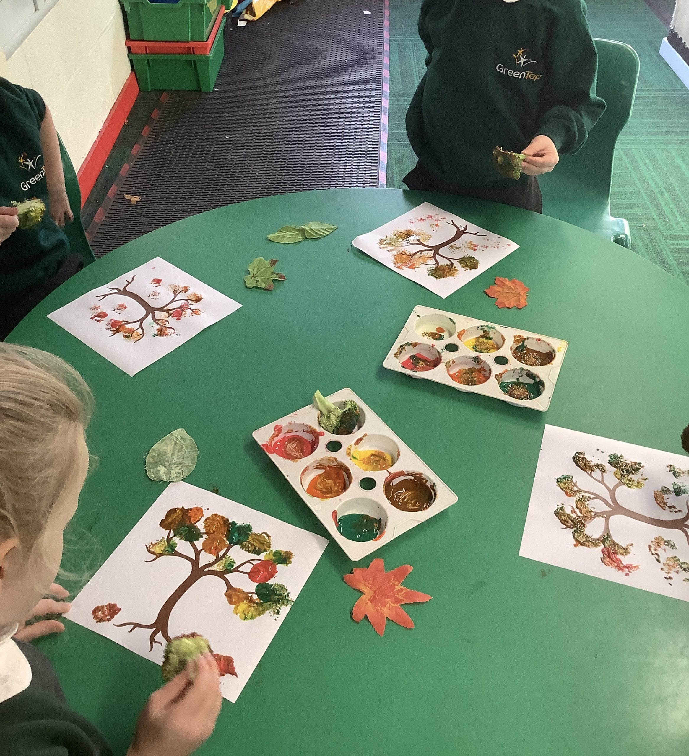 EYFS Broccoli painting | Green Top School
