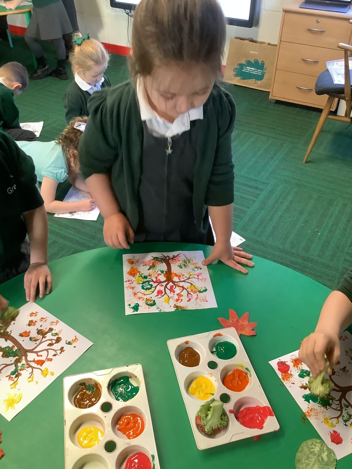 EYFS Broccoli painting | Green Top School