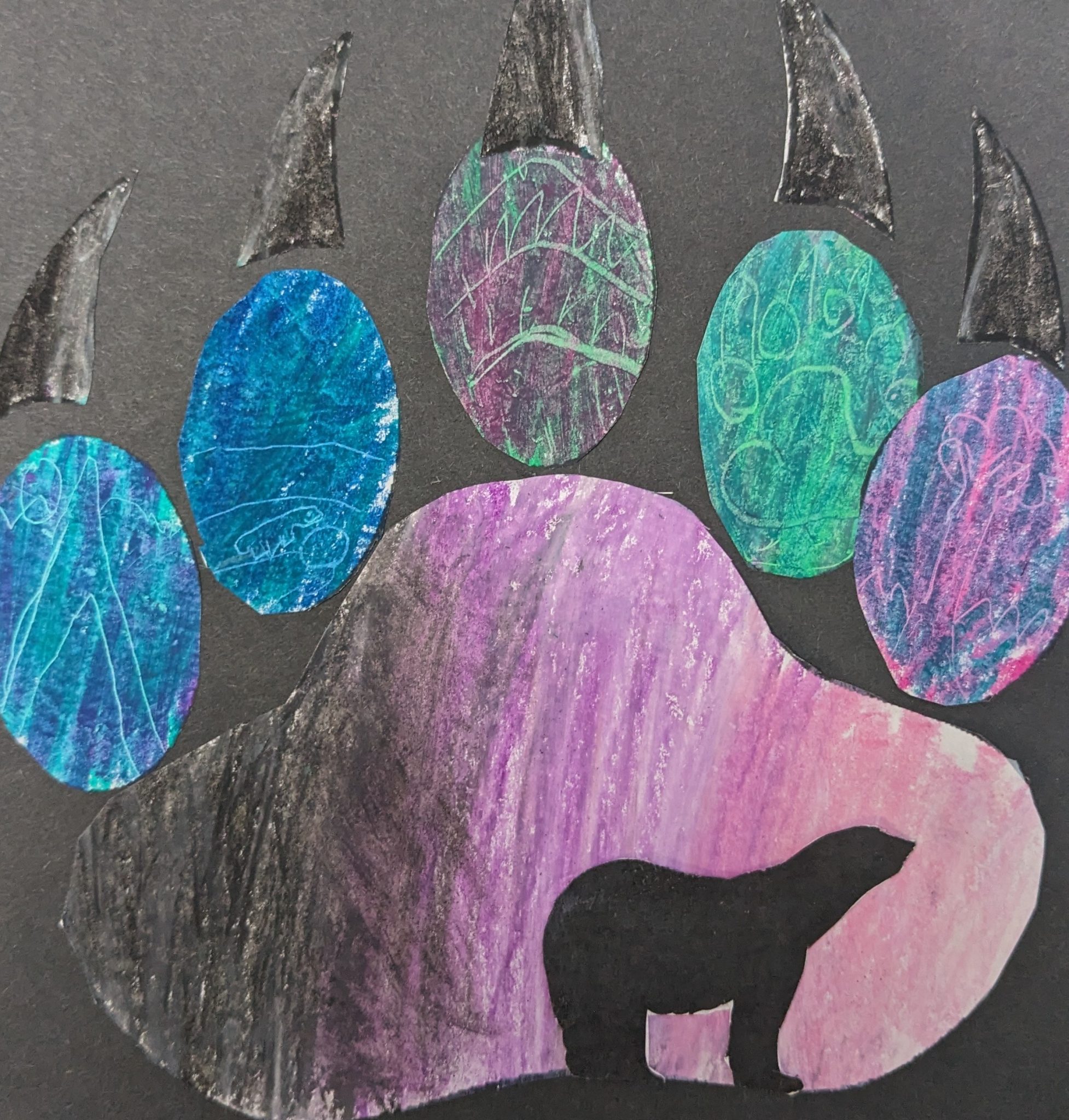 Class 9 – polar paw prints. | Green Top School