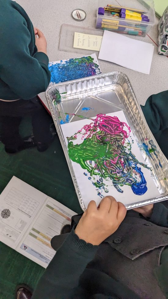 Class 9 – magnets and magnet art | Green Top School