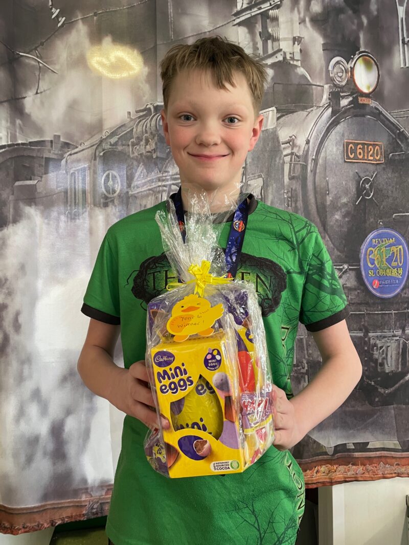 Year 6 attendance raffle winner | Green Top School