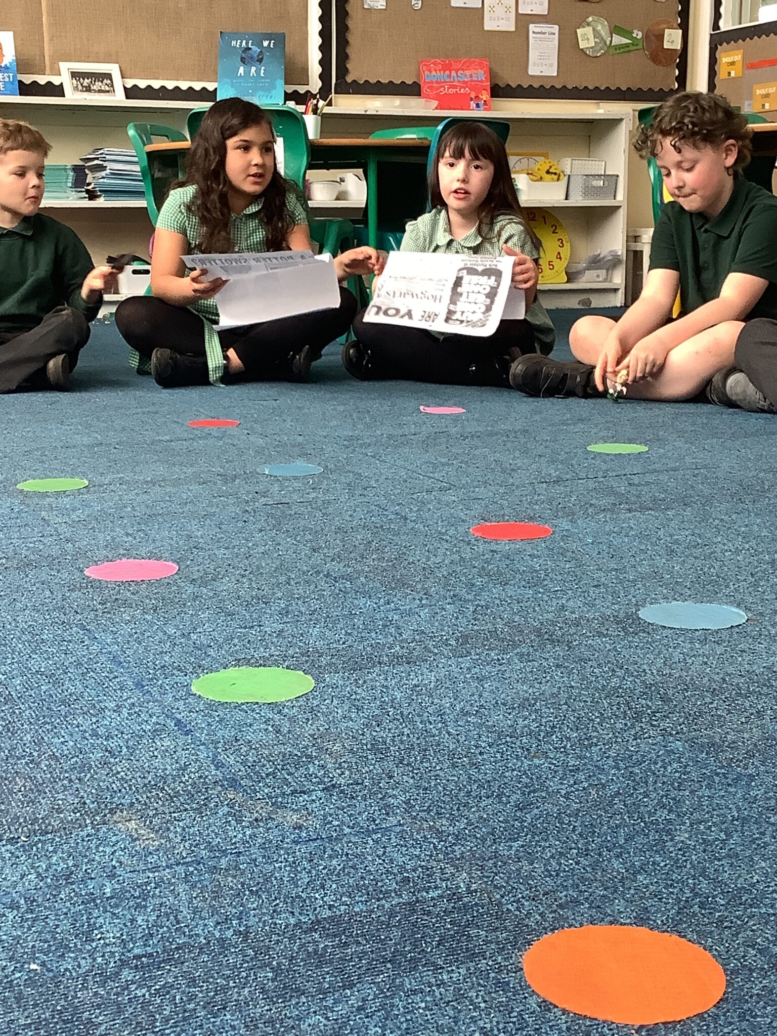 Class 7 found a time capsule! | Green Top School