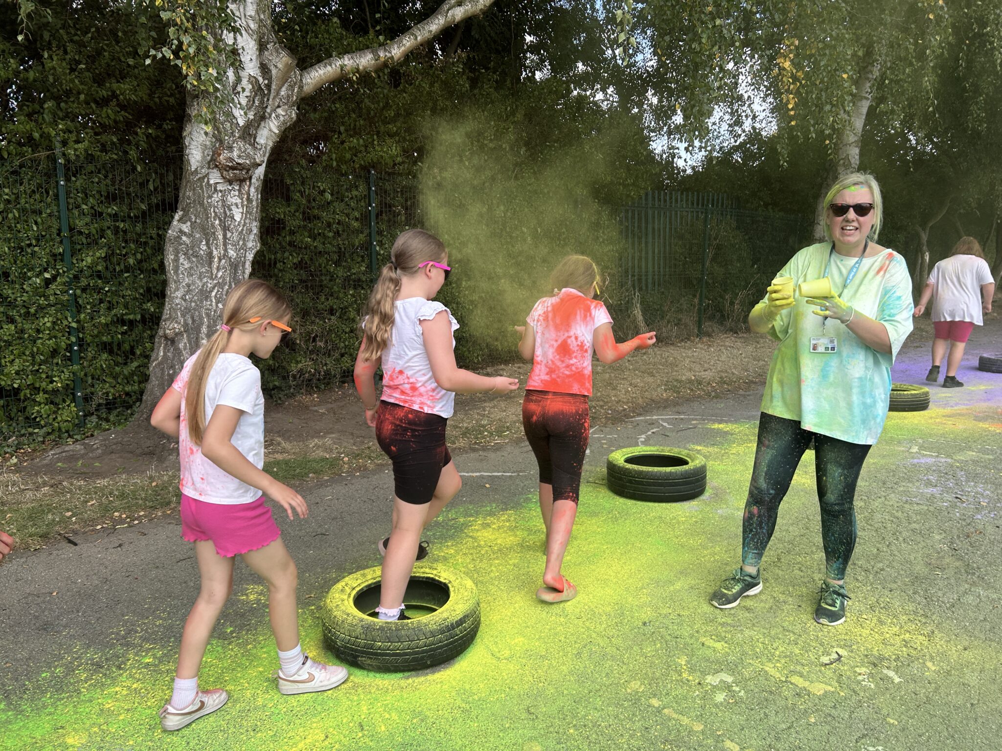 Year 6 Colour Run Fun! | Green Top School