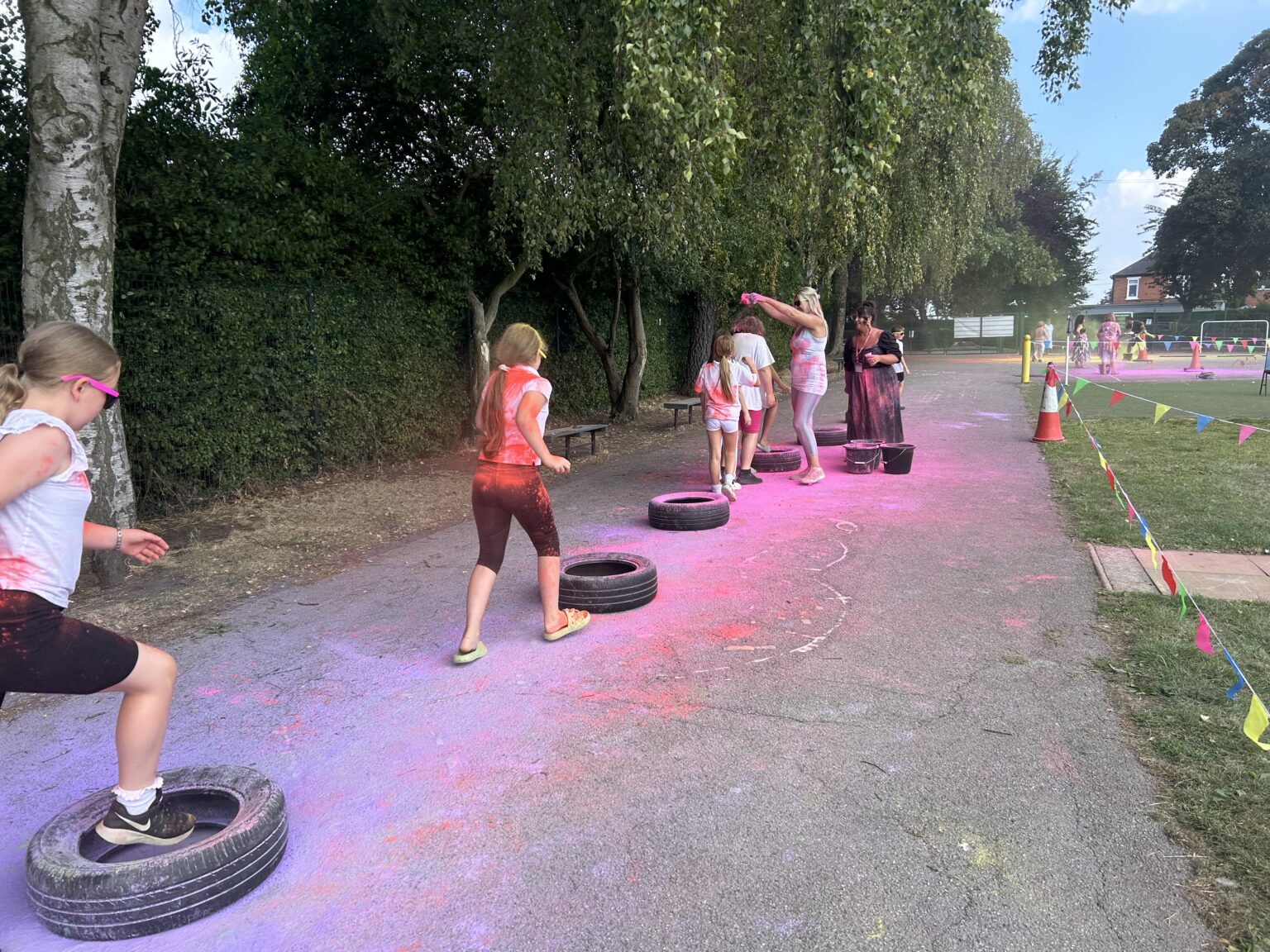 Year 6 Colour Run Fun! | Green Top School