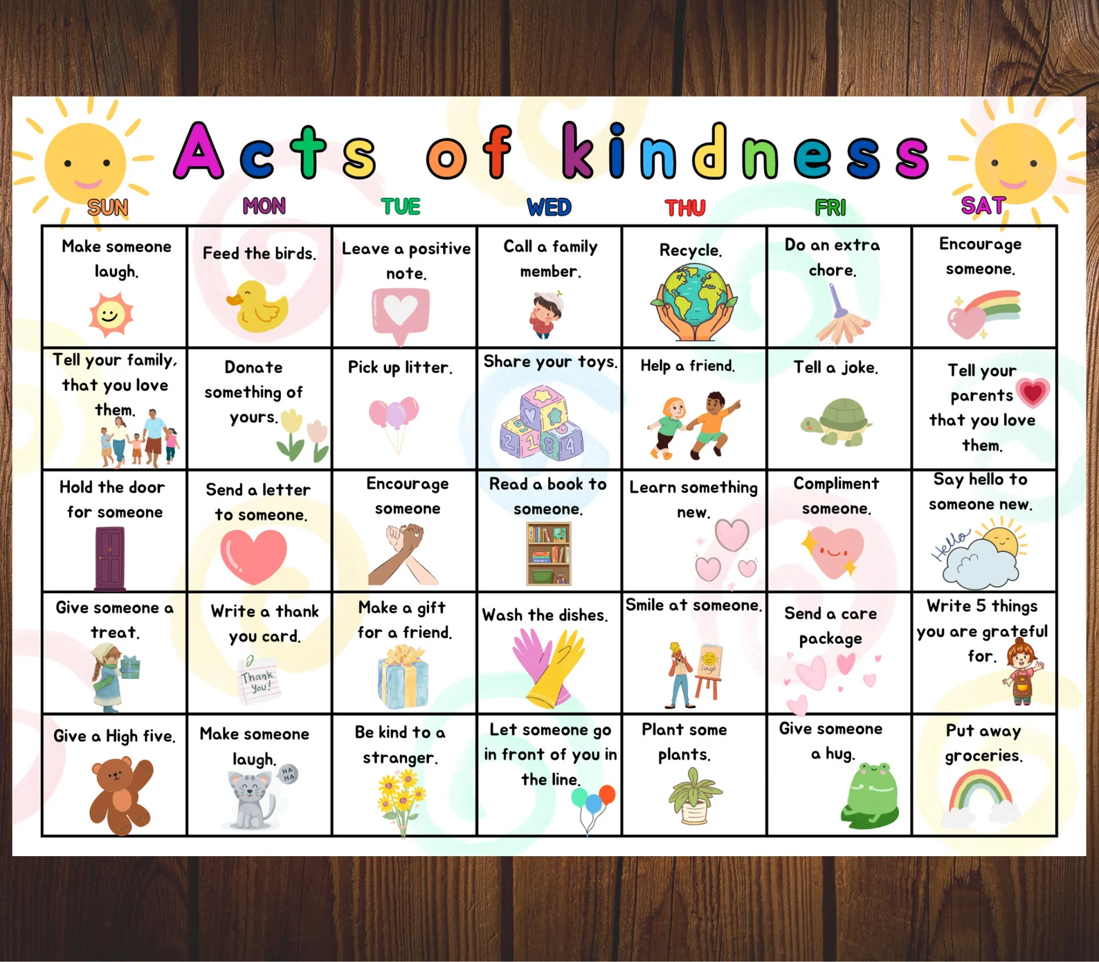 Extended Study – Are you up for the kindness challenge? | Green Top School