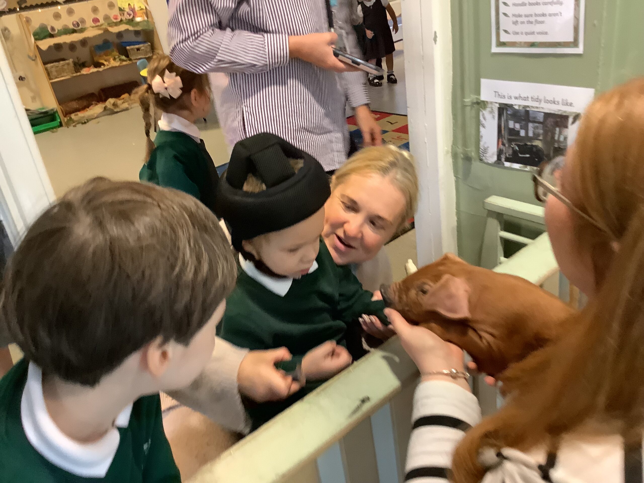 Special Visitors Today – Oink Oink! | Green Top School