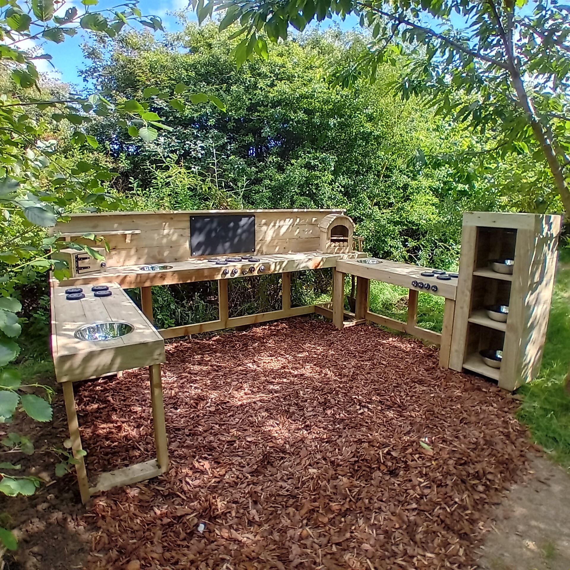 New Mud Kitchen | Bamburgh School