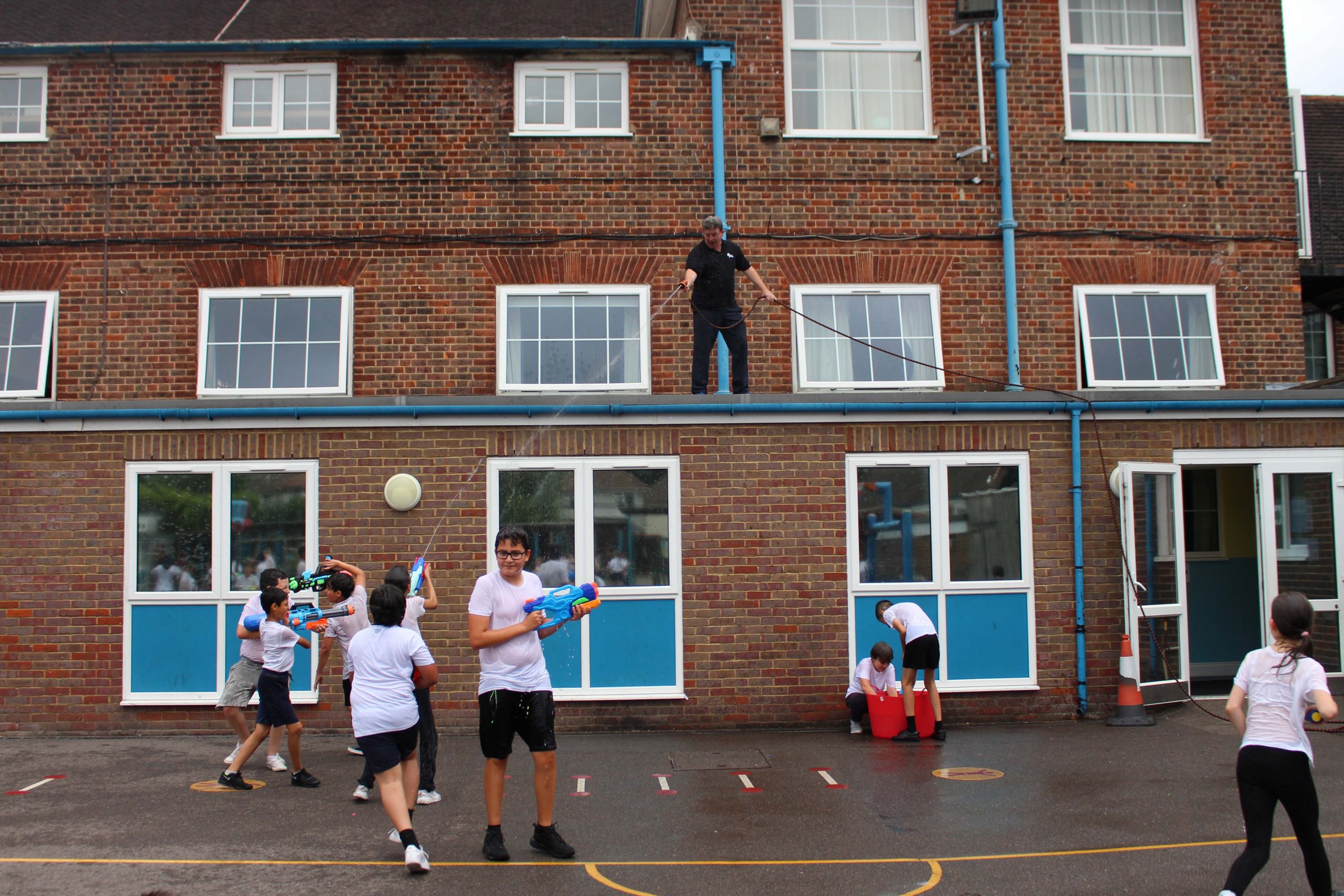 Year 6 Water Fight 2022 | Woodcroft Primary School