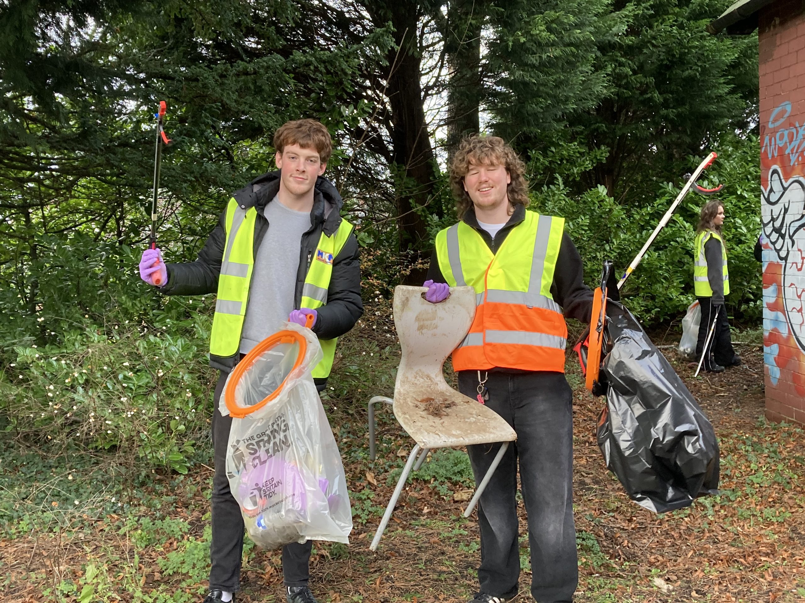 Sixth Form Students Go Litter-Picking | The King Edward VI School