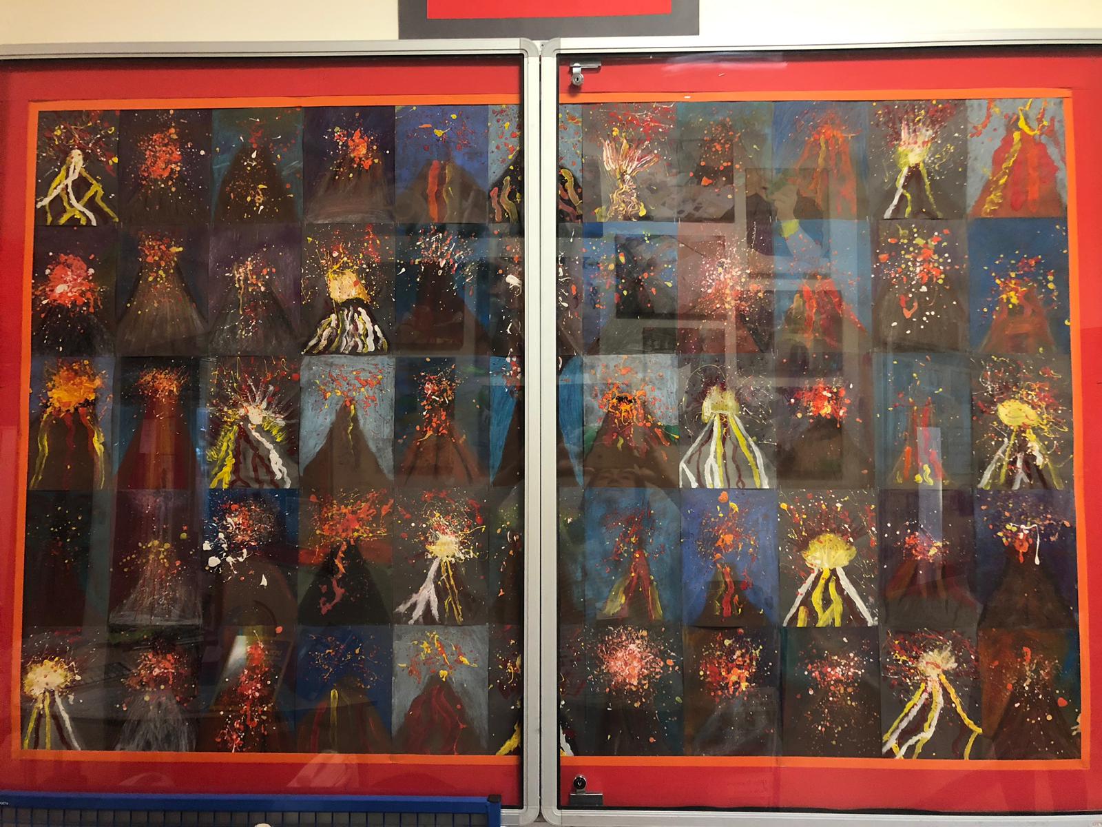 Nick Rowland Inspired Art | Christopher Pickering Primary School