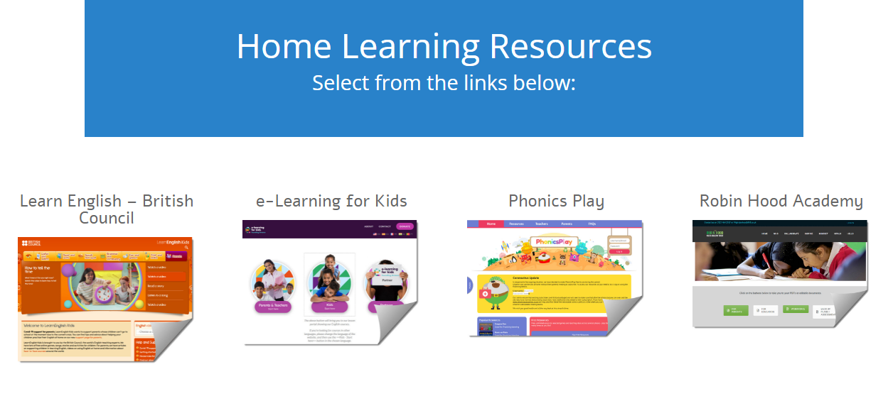 Home Learning | Christopher Pickering Primary School