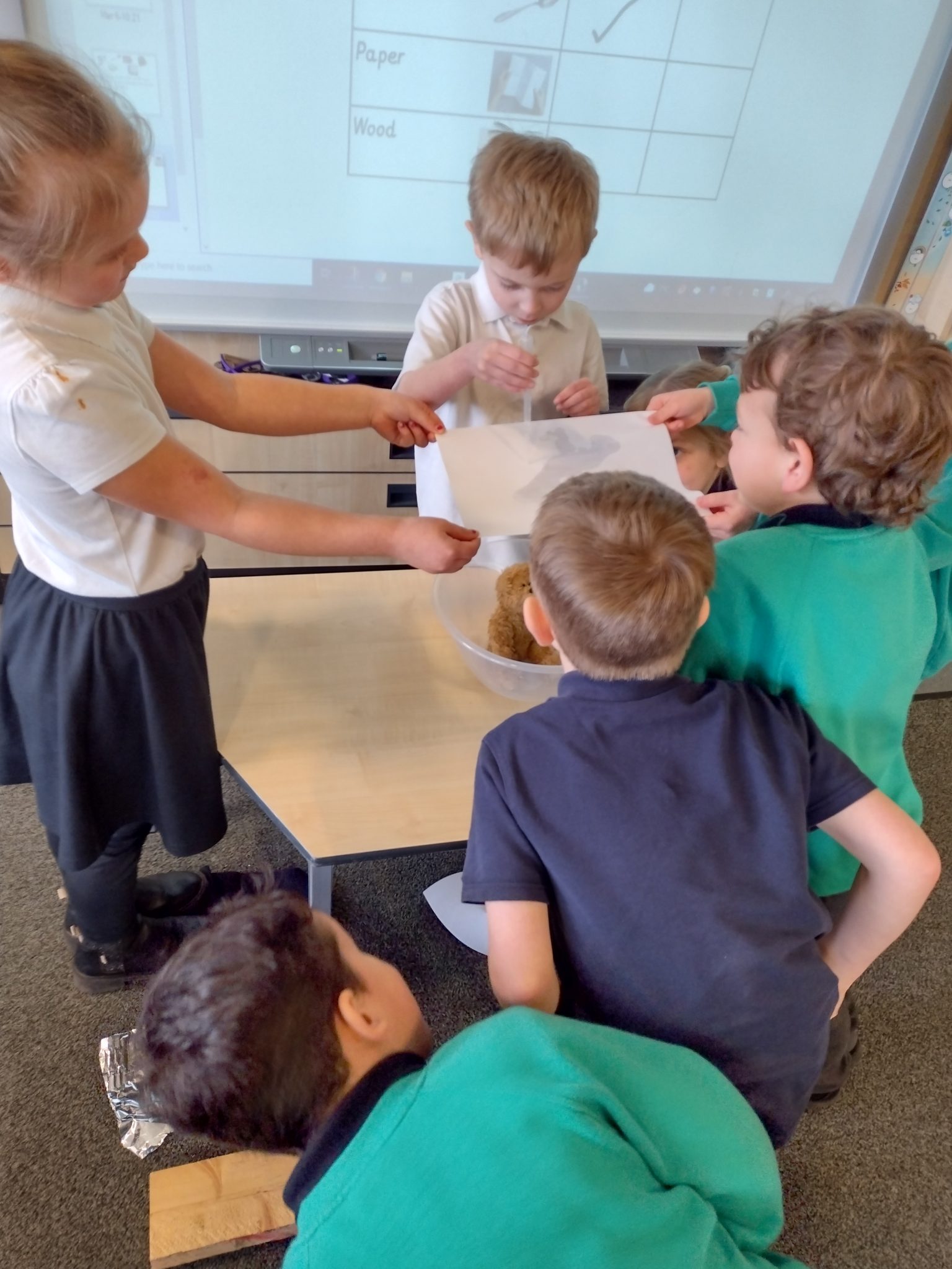 Performing simple tests to identify waterproof material. | Christopher ...