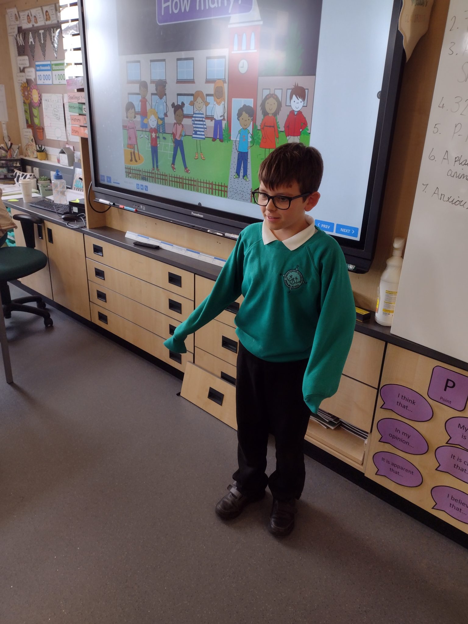 Learning our numbers | Christopher Pickering Primary School