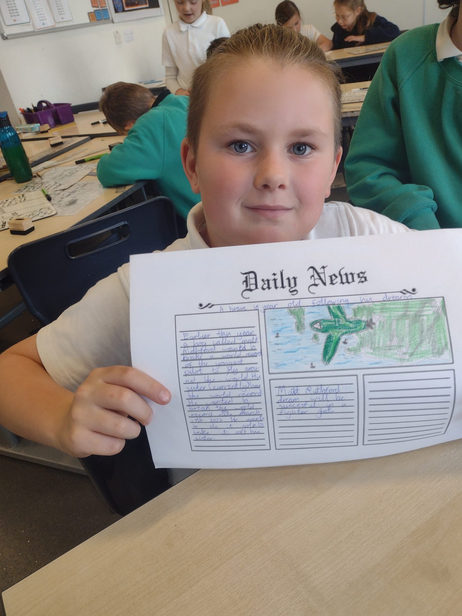 Newspaper Report Introduction | Christopher Pickering Primary School
