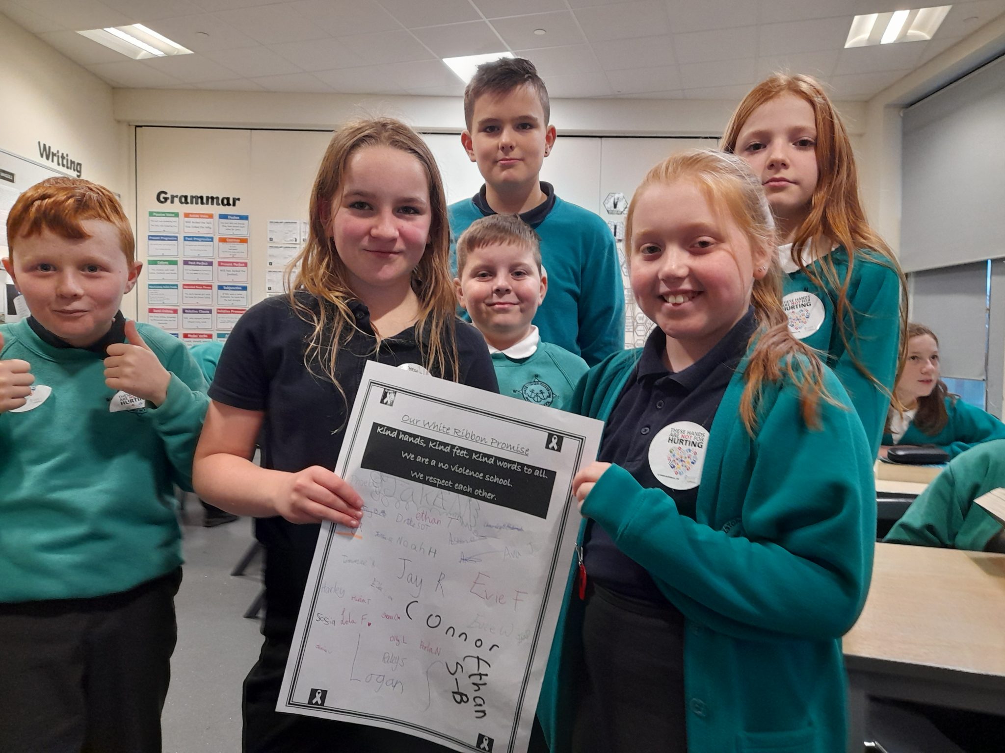 Year 6 White Ribbon | Christopher Pickering Primary School