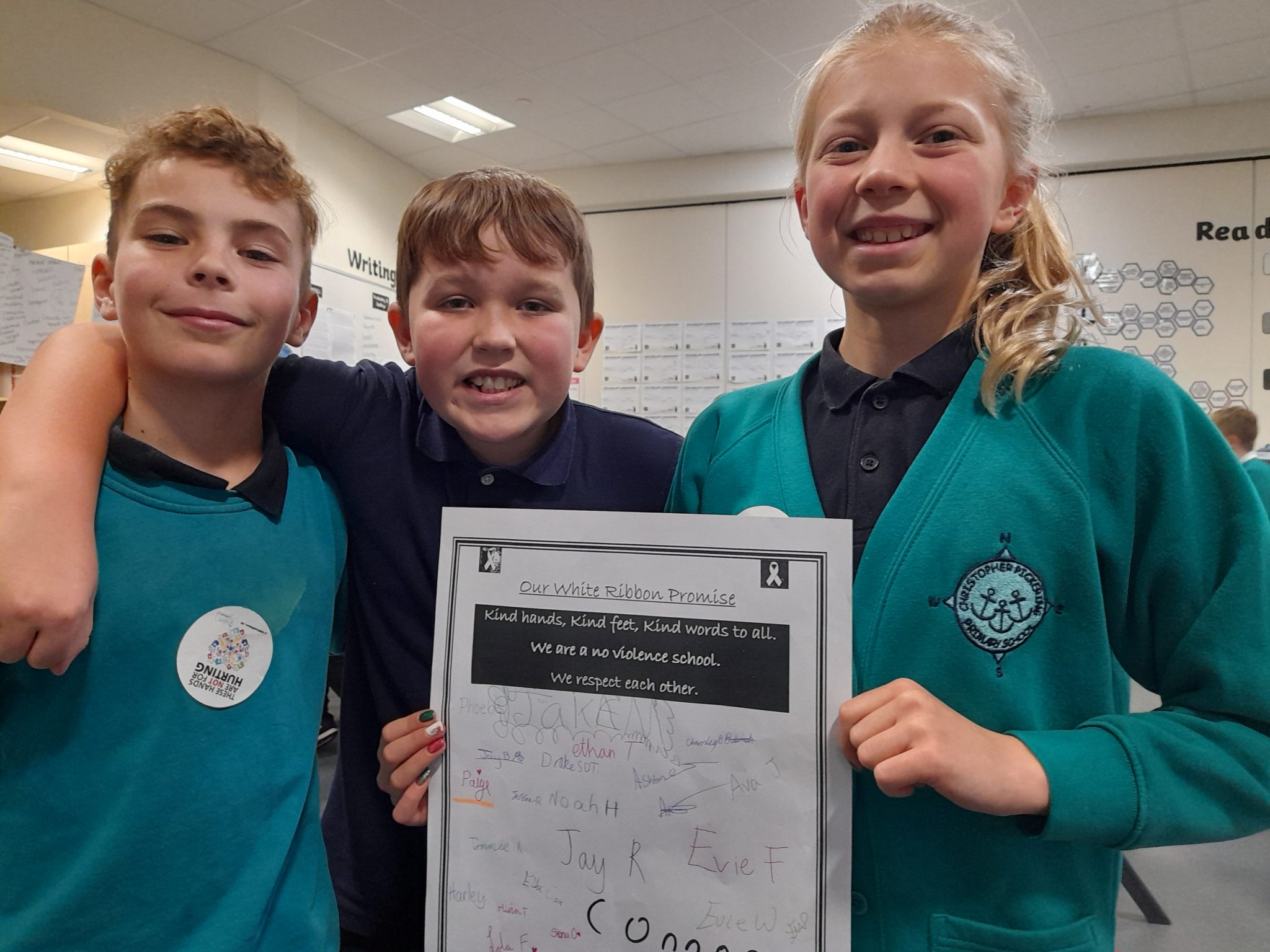 Year 6 White Ribbon | Christopher Pickering Primary School