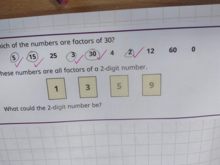 Fabulous Factor Work! | Christopher Pickering Primary School