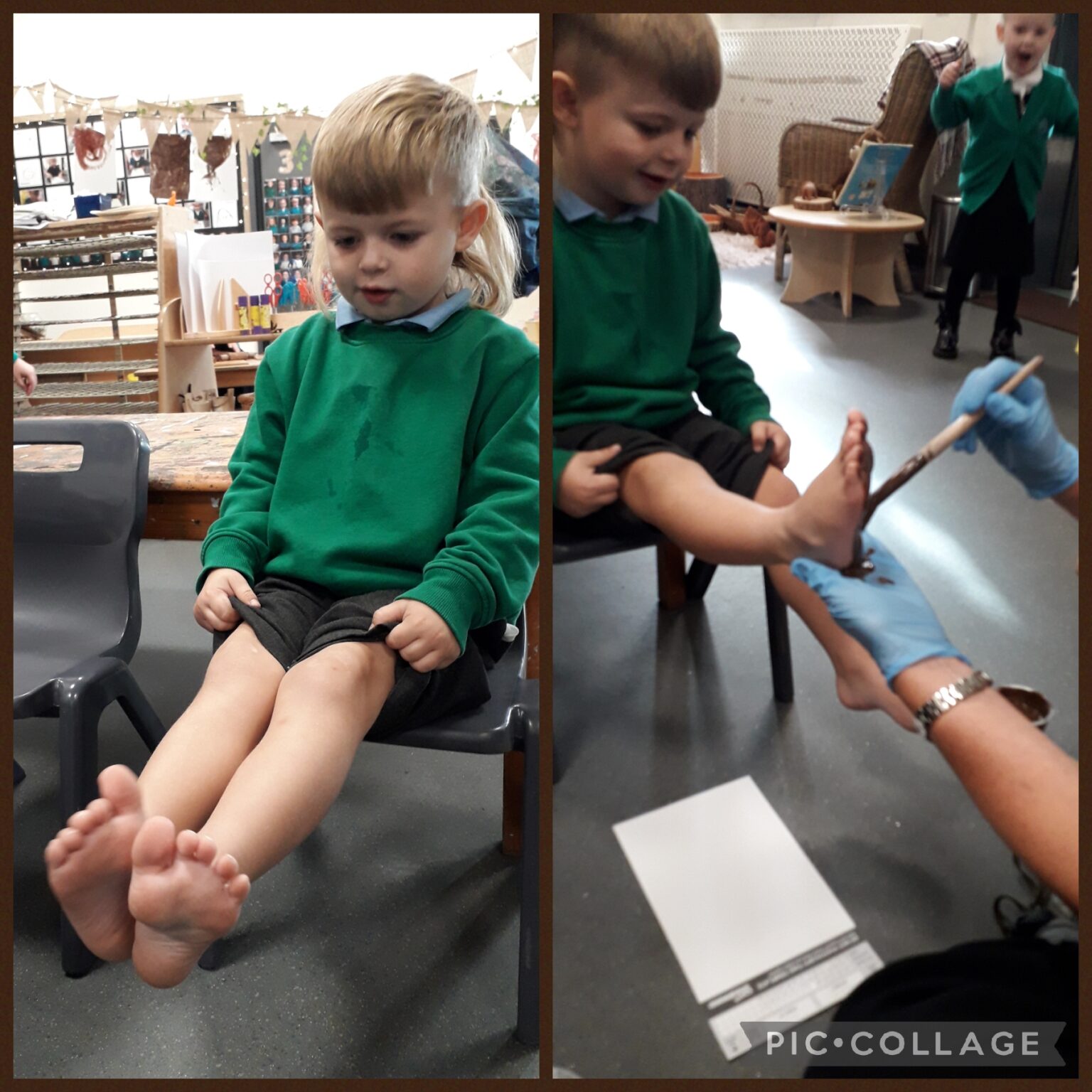 Ticklish toes in F1! | Christopher Pickering Primary School