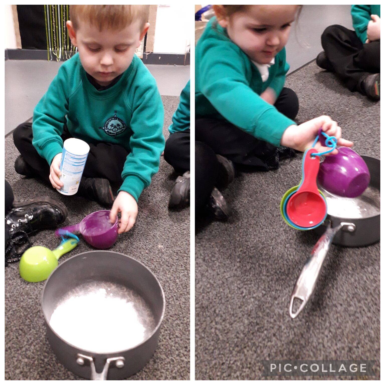 F1’s homemade ‘clay’ | Christopher Pickering Primary School