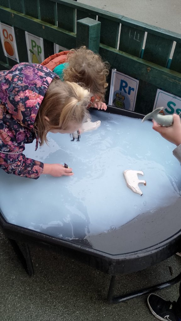 arctic winter water play | Christopher Pickering Primary School