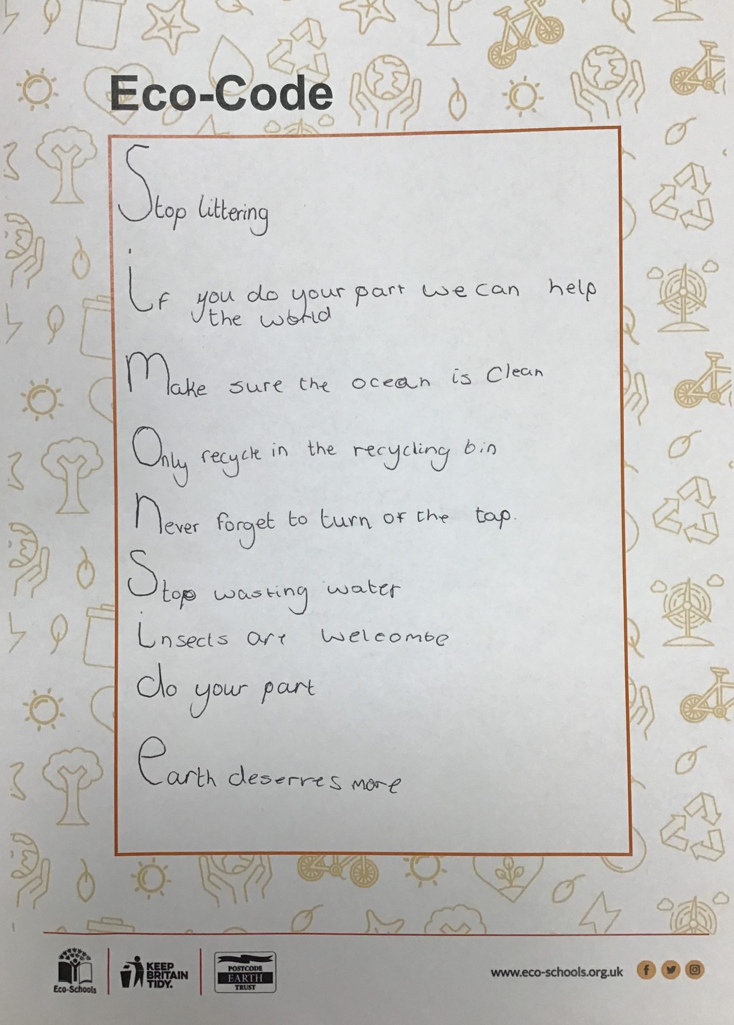 Our Eco Committee | Simonside Primary School