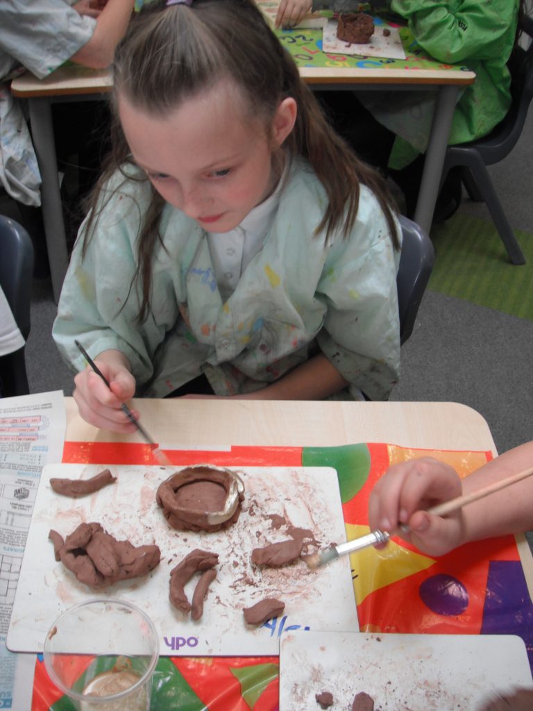 Year 5 Clay modelling | Stanhope Primary School