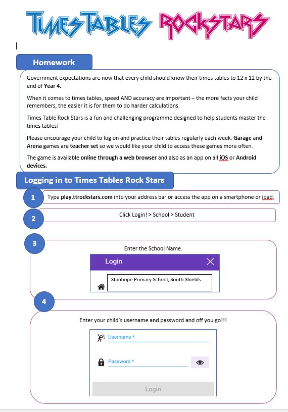 Rock Star Maths | Stanhope Primary School