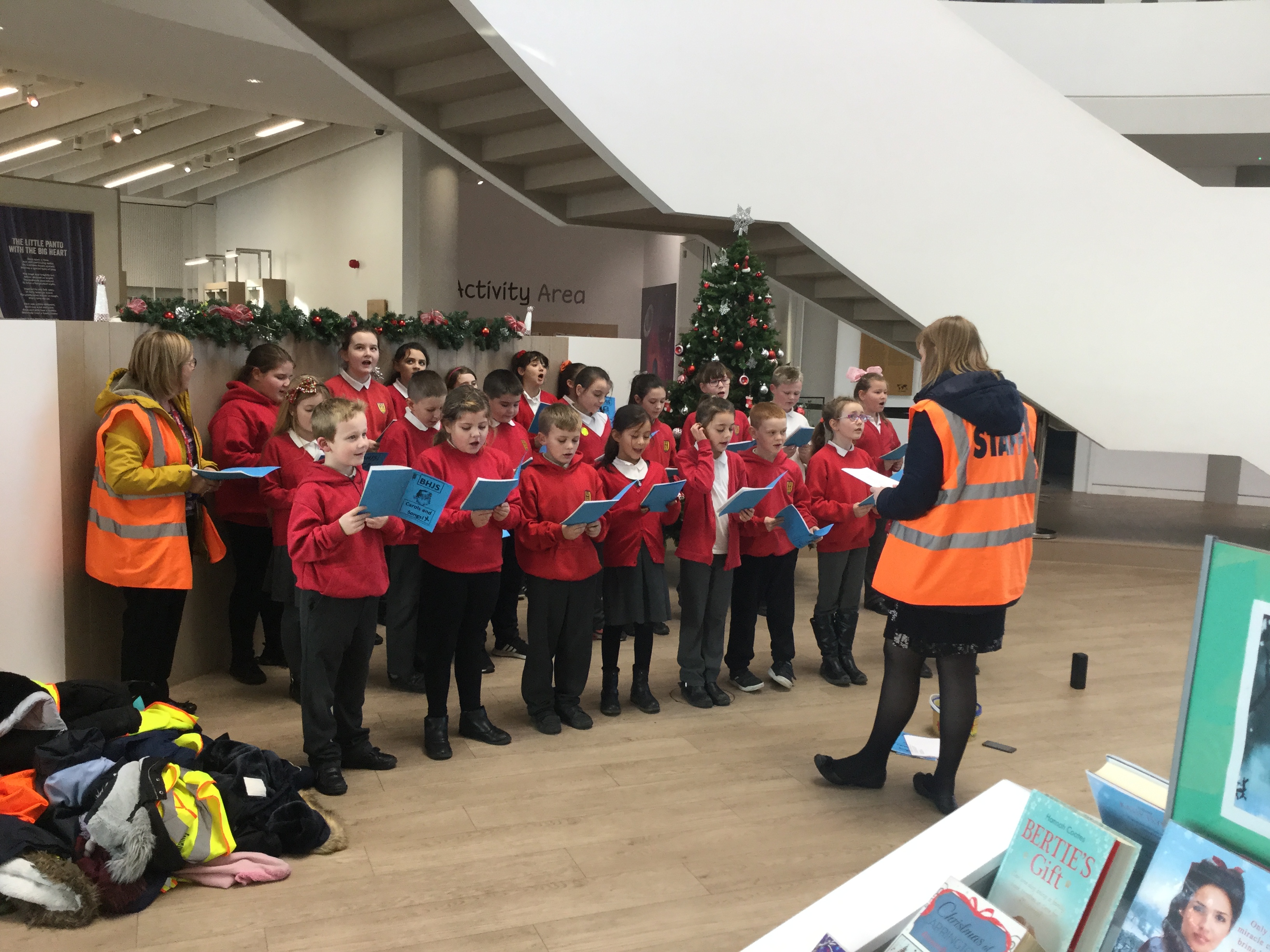 The choir entertains! | Biddick Hall Junior School