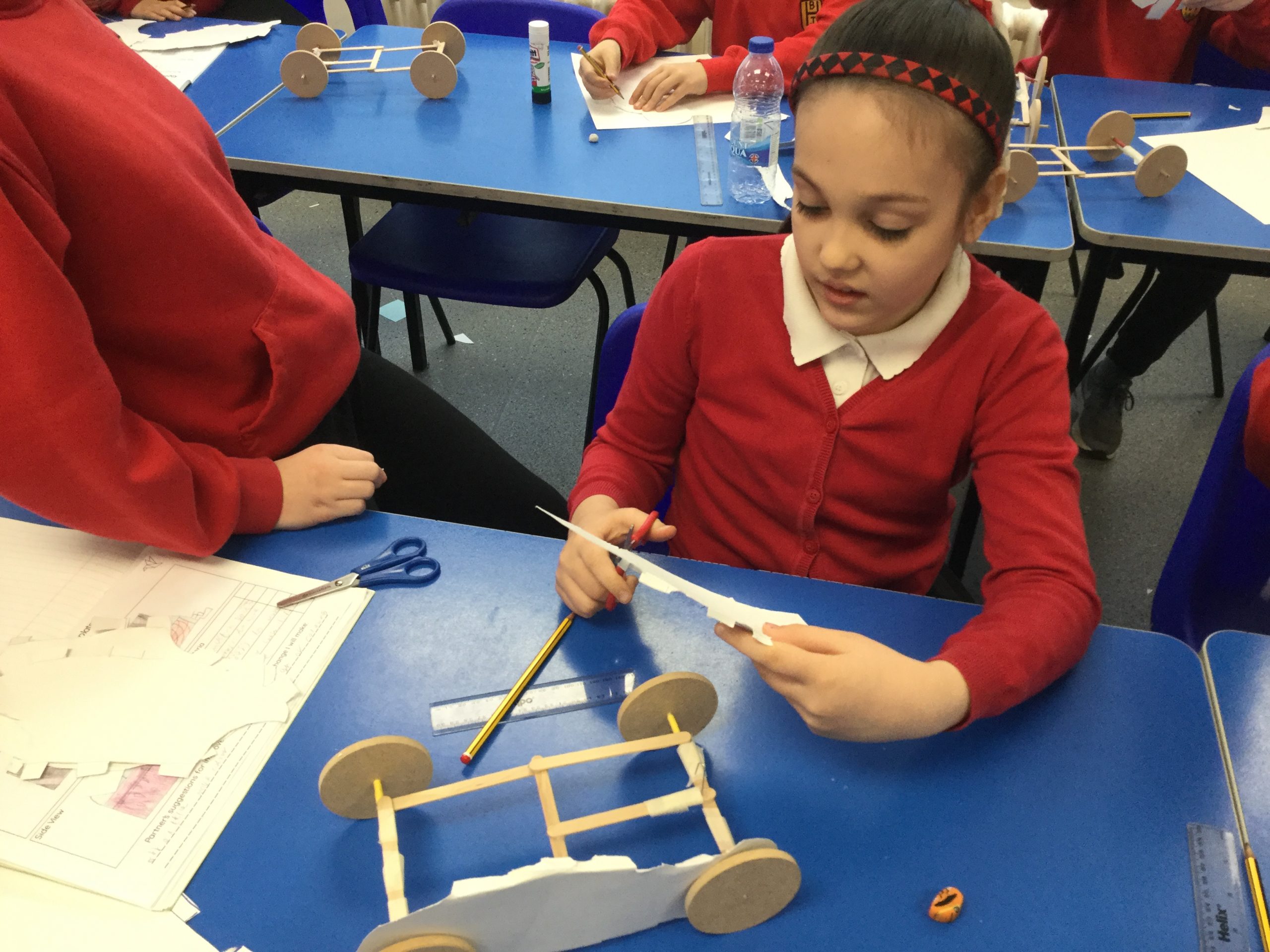 Creating slingshot cars in Year 4! | Biddick Hall Junior School