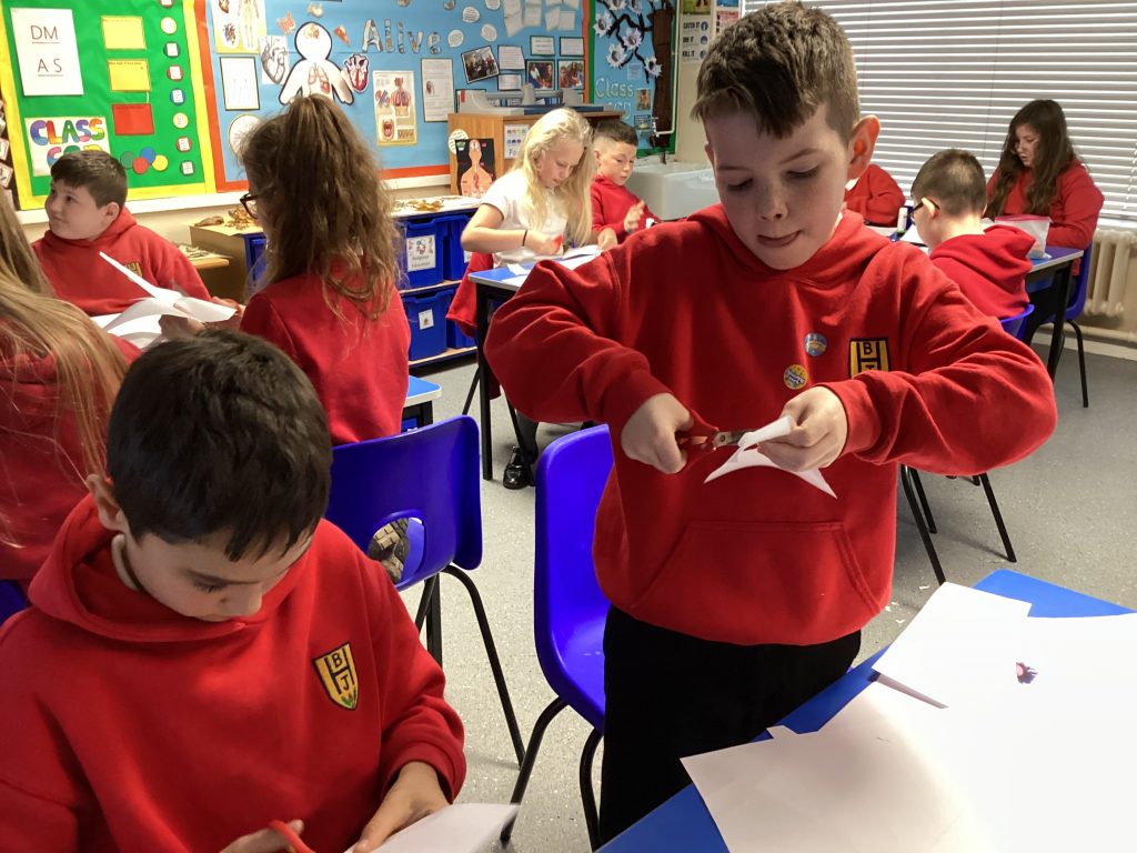 Year 6 studied British milliners as part of their art project ...