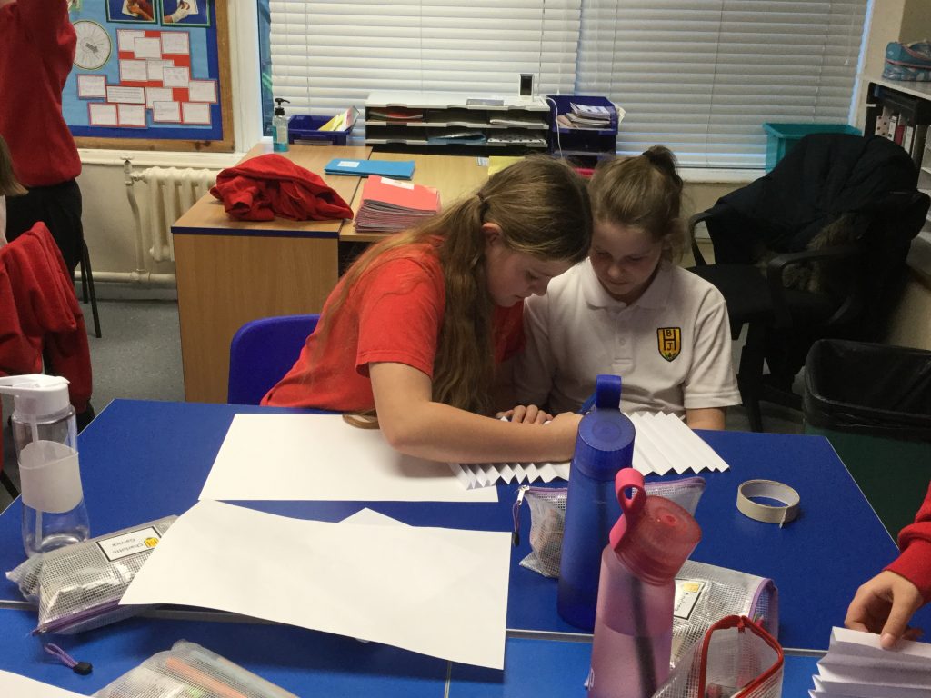 Year 6 studied British milliners as part of their art project ...