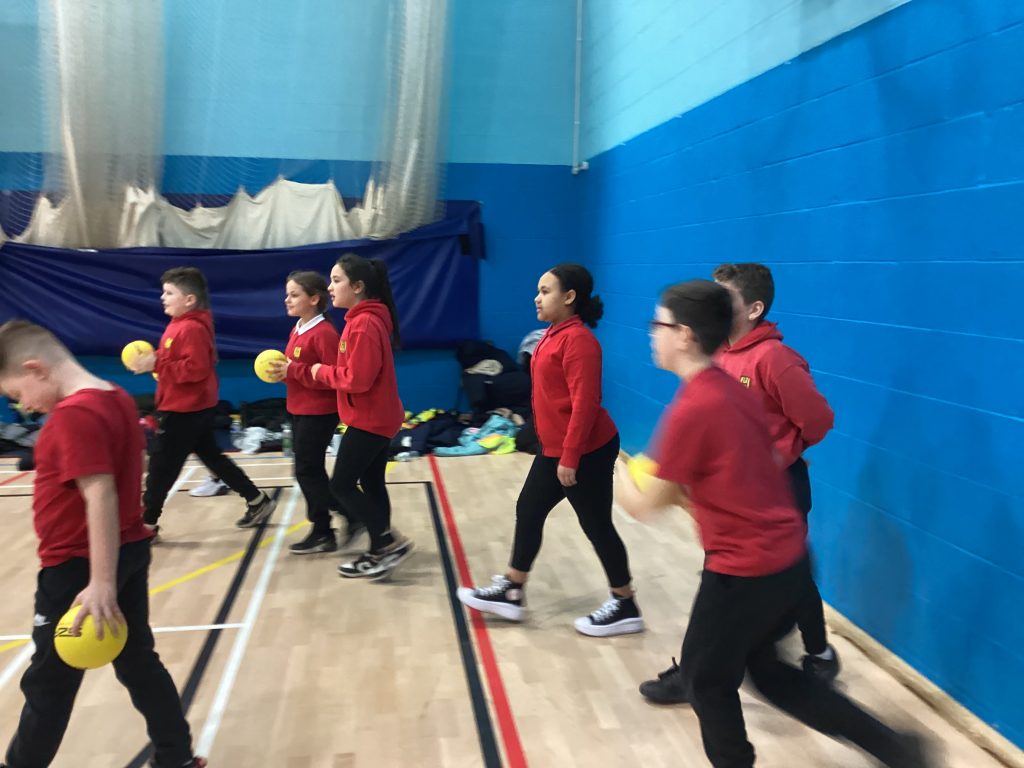 Year 5 took part in a dodgeball tournment at Boldon School. | Biddick Hall Junior School