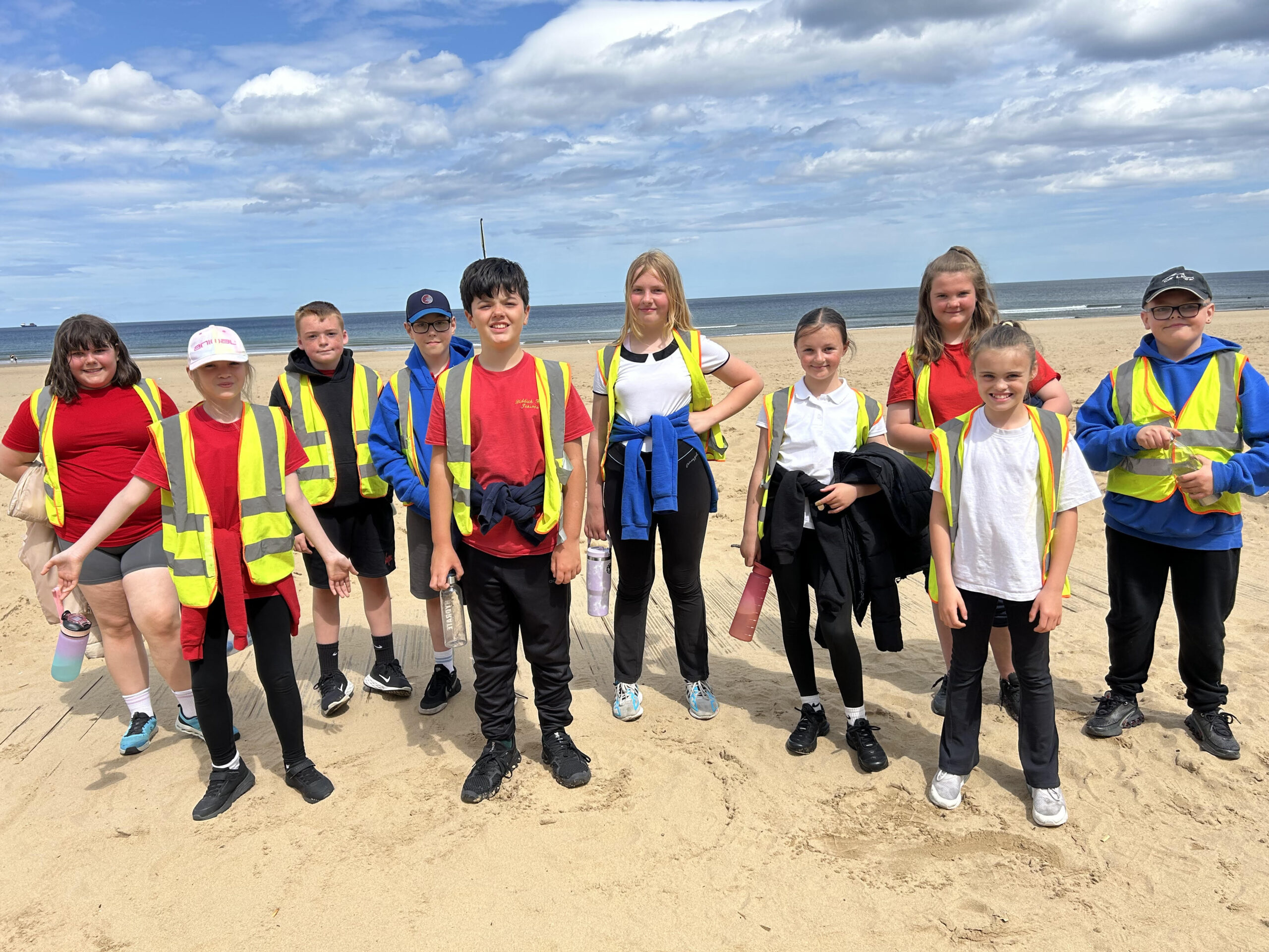 A group of year 6 children attended a Beach Sports Day event at ...