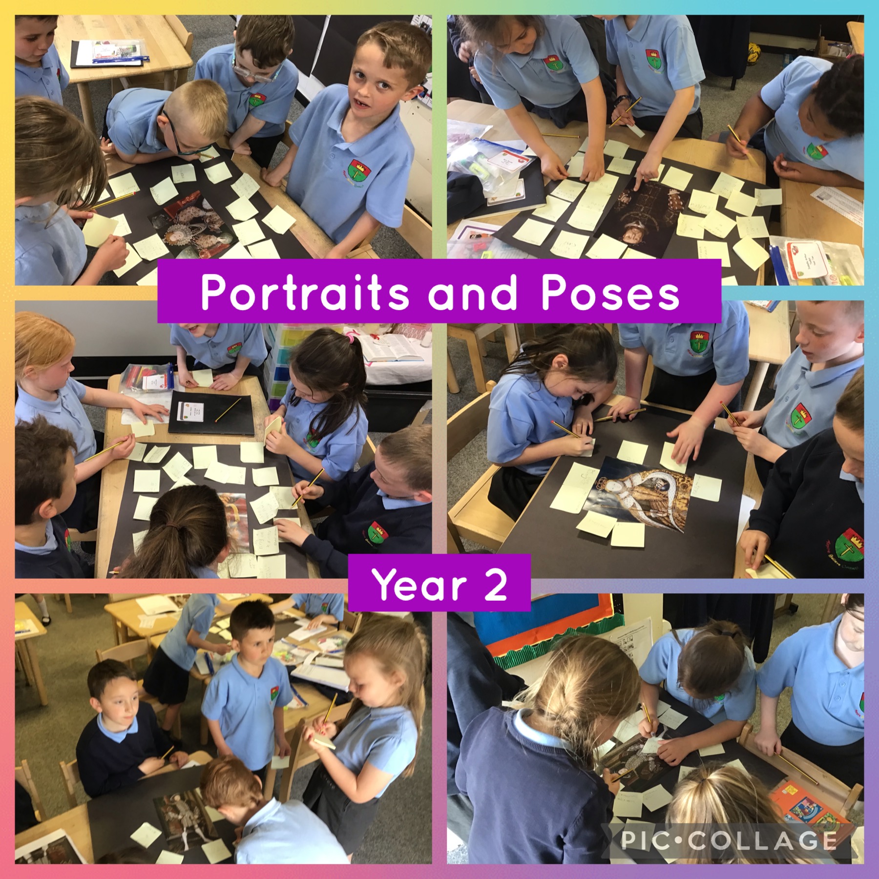 Year 2 – Portraits & Poses! – 18.05.2023 | St Oswald's CE VA Primary School
