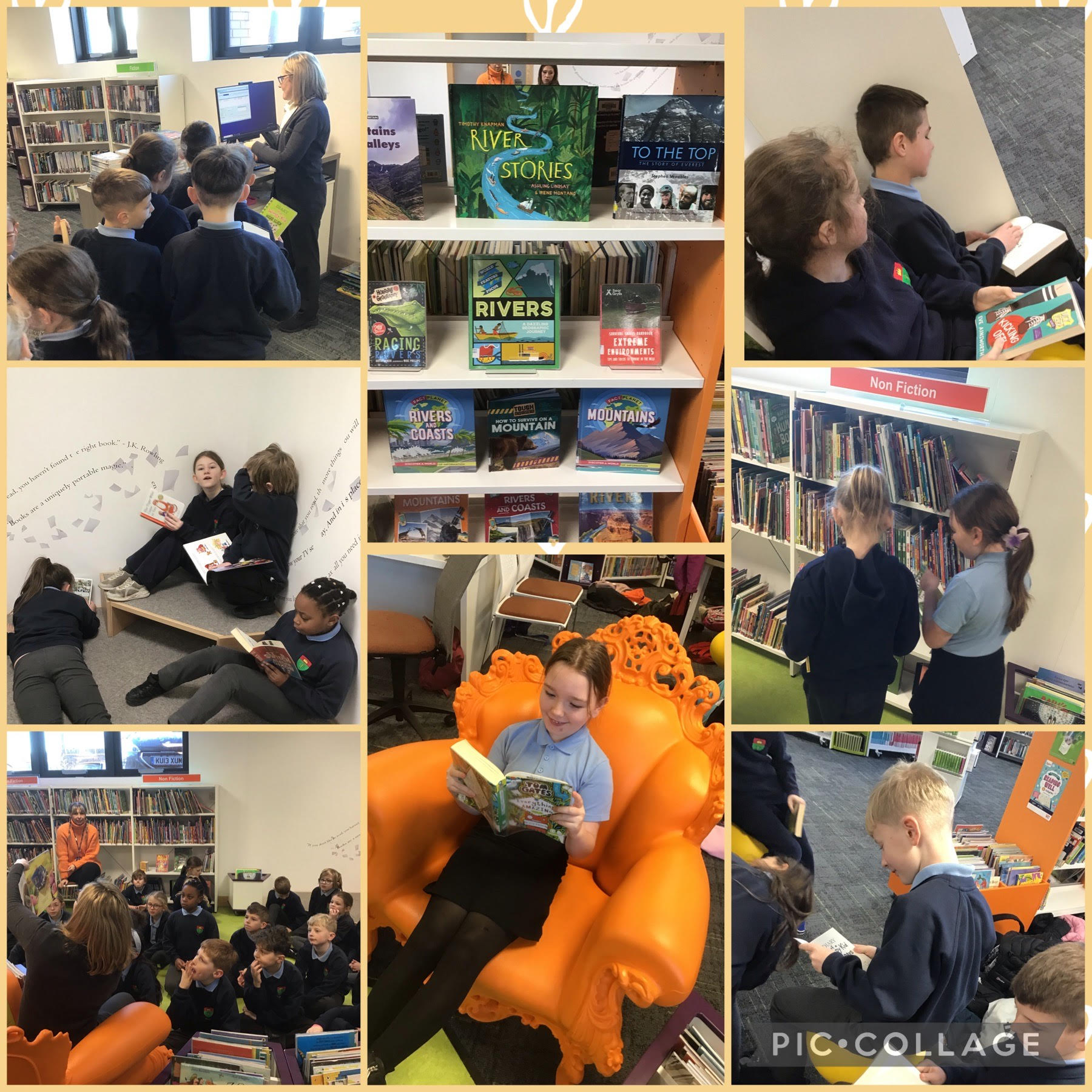 Year 4 – Library trip! – 19.01.2024 | St Oswald's CE VA Primary School