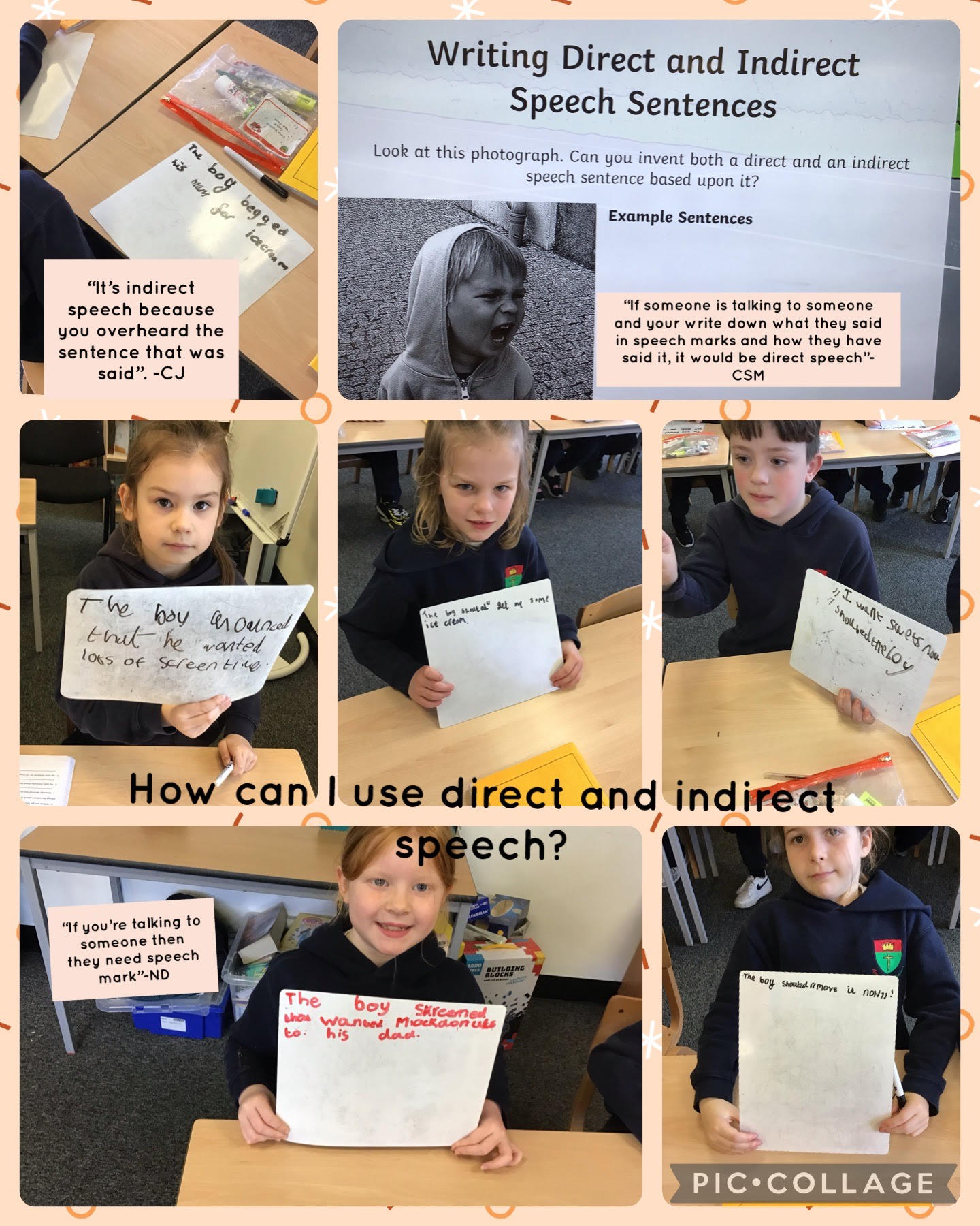 Year 3 – Direct & indirect speech – 12.03.2024 | St Oswald's CE VA ...