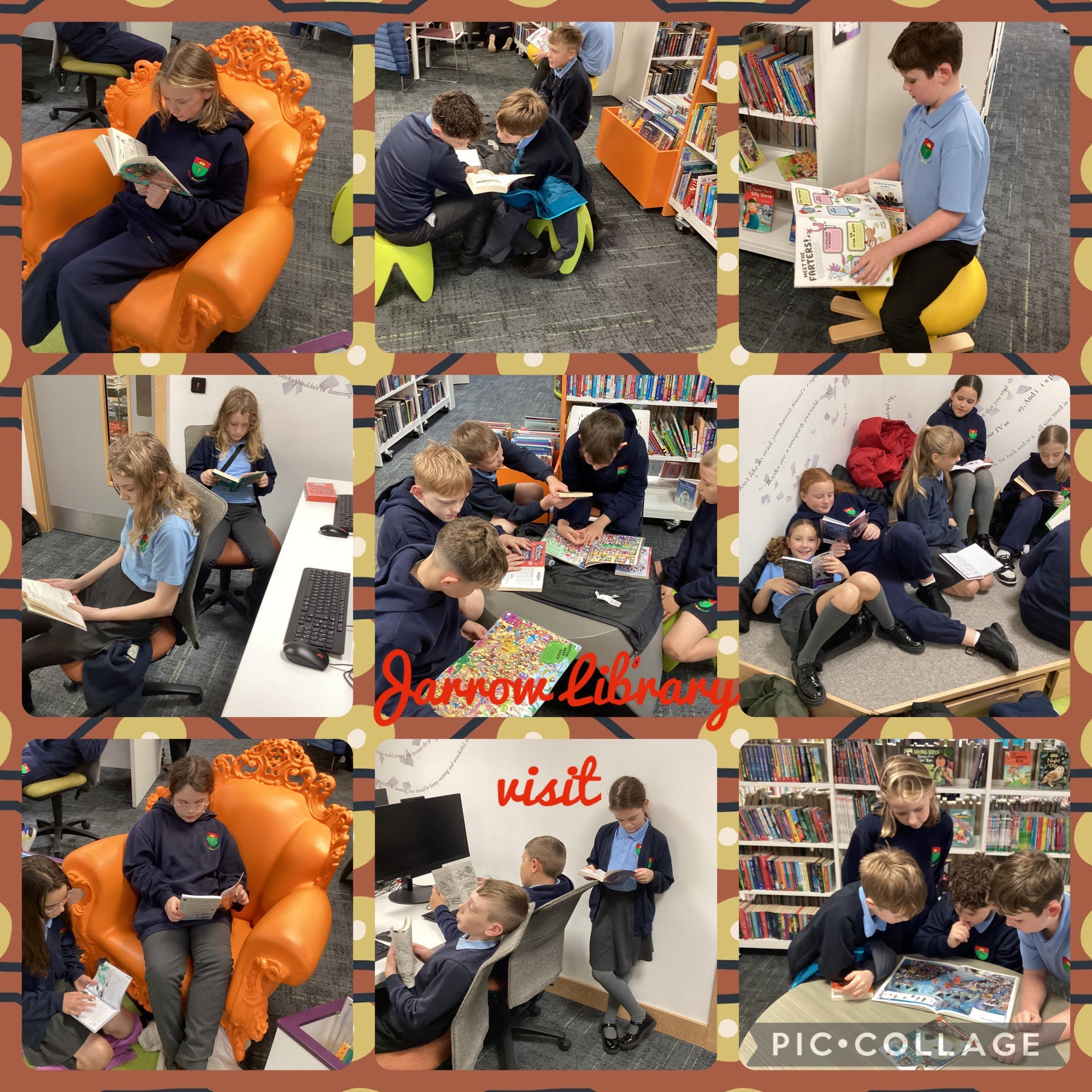 Year 6 – Library Visit! – 08.11.2024 | St Oswald's CE VA Primary School