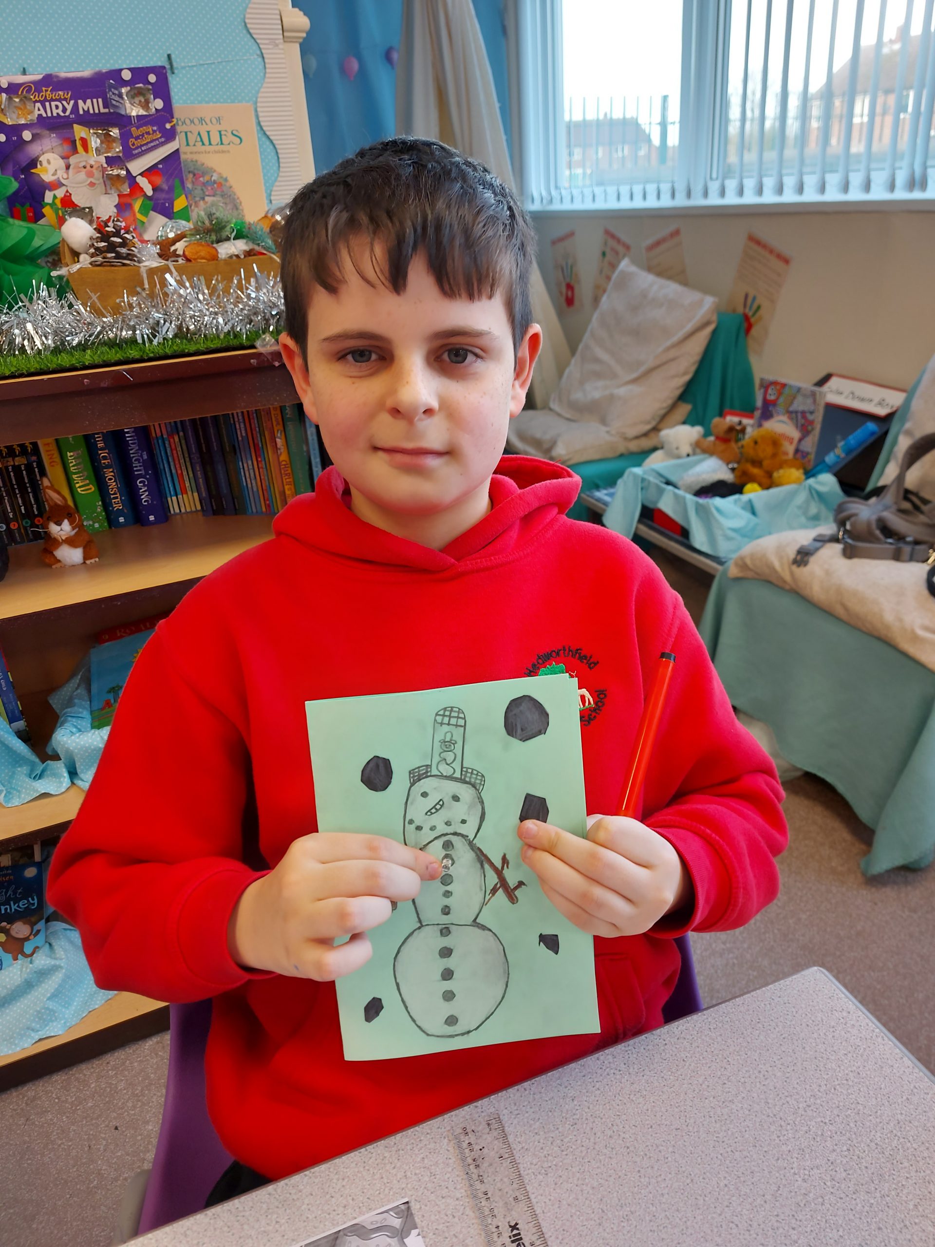Designing Christmas Cards | Hedworthfield Primary School