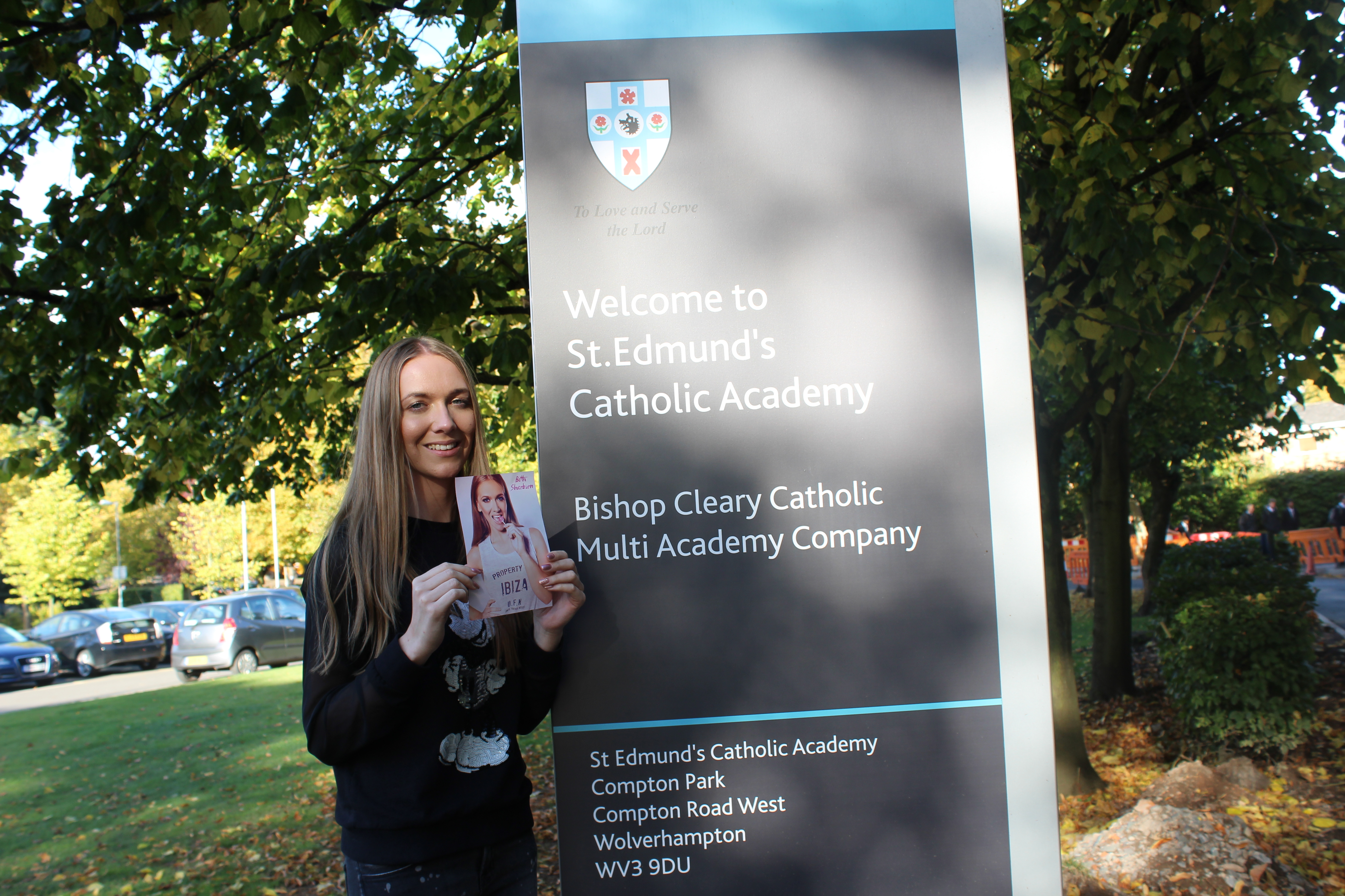 Pop Star Beth Sherburn performs in School | St Edmund's Catholic Academy