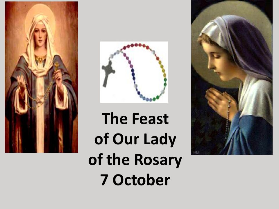 October- The Feast of Our Lady of the Rosary | St Edmund's Catholic Academy