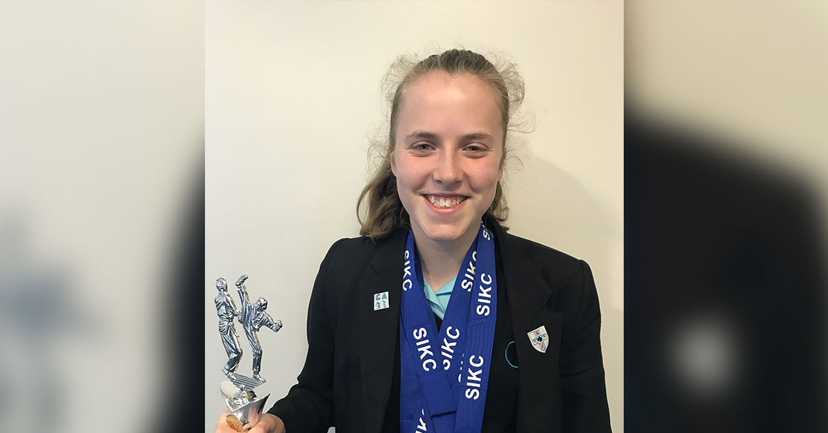 Amelia Achieves International Karate Success | St Edmund's Catholic Academy