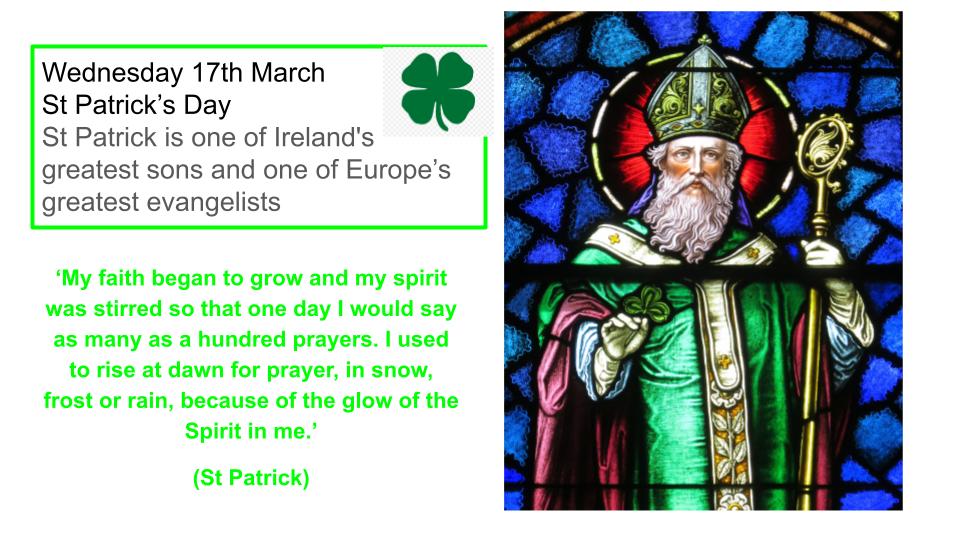 Walk with Me – 17th March 2021 | St Edmund's Catholic Academy