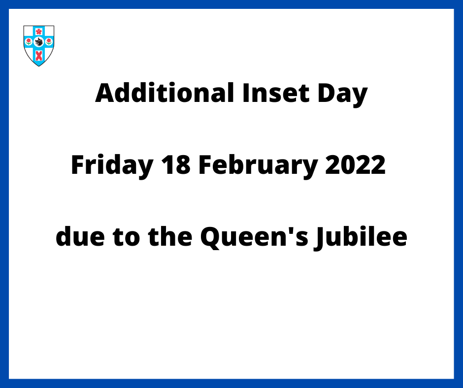 Additional Inset Day in 2022 | St Edmund's Catholic Academy